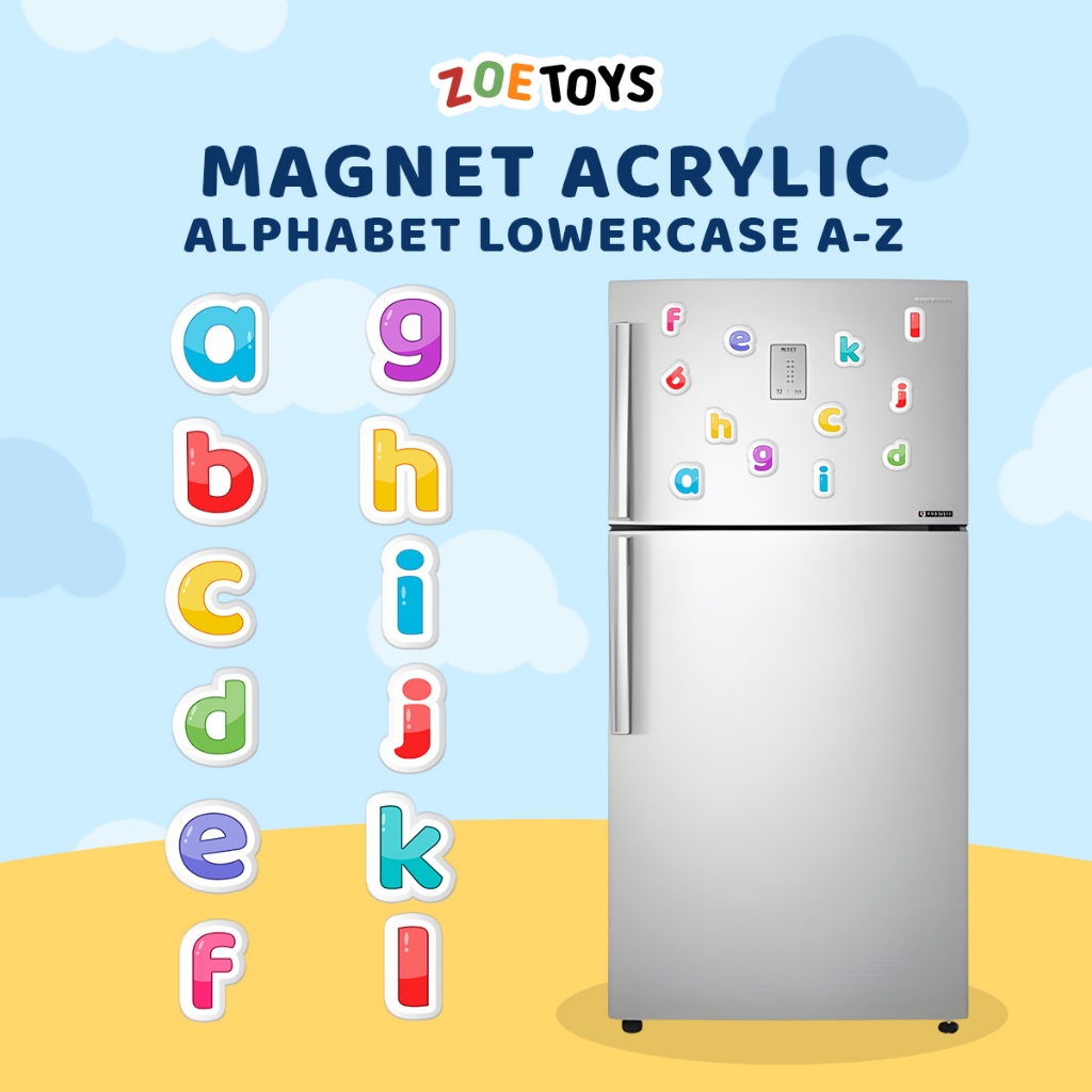 Jual Zoetoys Magnet Acrylic Alphabet | Tempelan Kulkas Akrilik Alfabet ...
