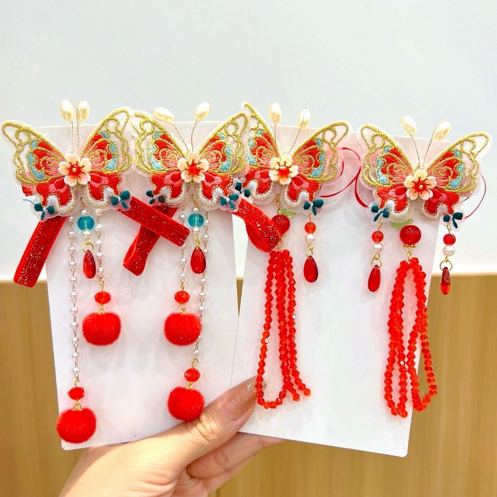 Jual HC888 JEPITAN PITA KUPU-KUPU IMLEK - AKSESORIS RAMBUT ANAK ...