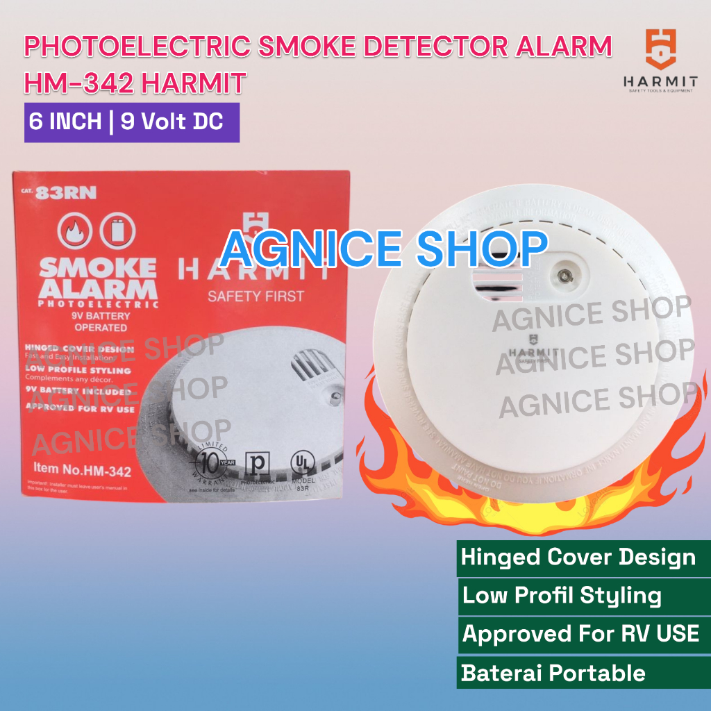 Jual Pendeteksi Asap Independent SMOKE DETECTO Asap Fire Alarm ...
