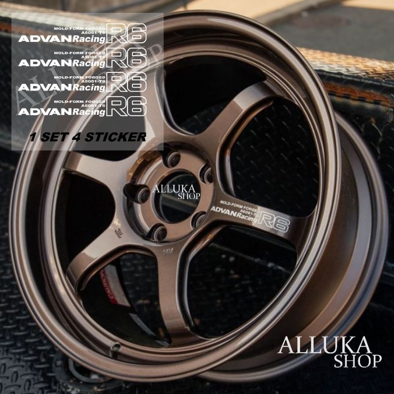 Jual sticker velg mobil. sticker velg Advan R6 | Shopee Indonesia