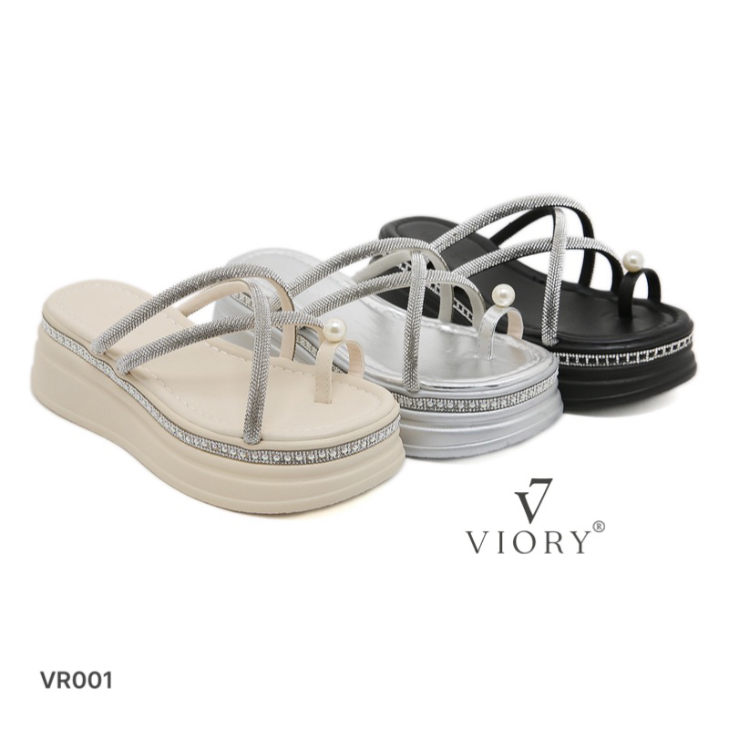Jual VIORY Sandal Wedges Shoes #VR001 | Shopee Indonesia