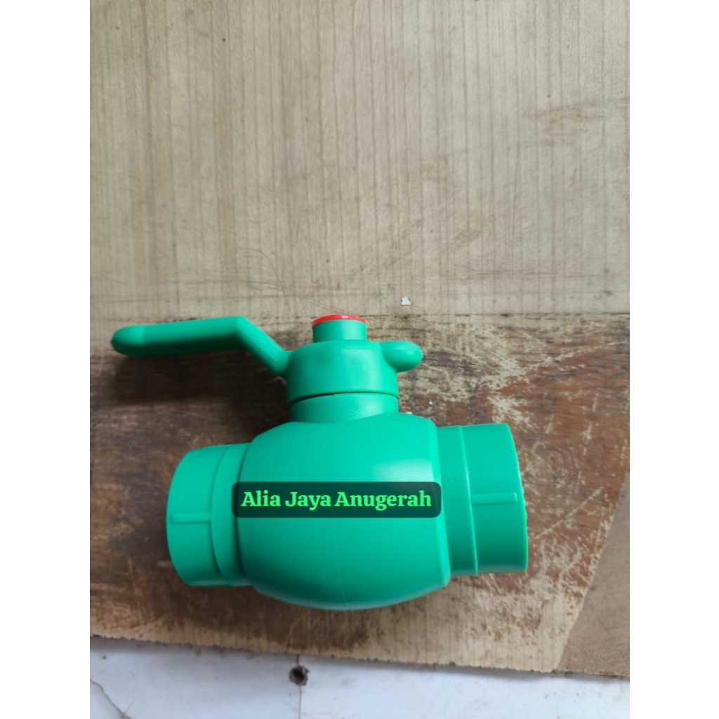 Jual Ball Valve PPR 3/4 inch (25mm) / Ball Valve PPR 3/4" / Stop Kran ...
