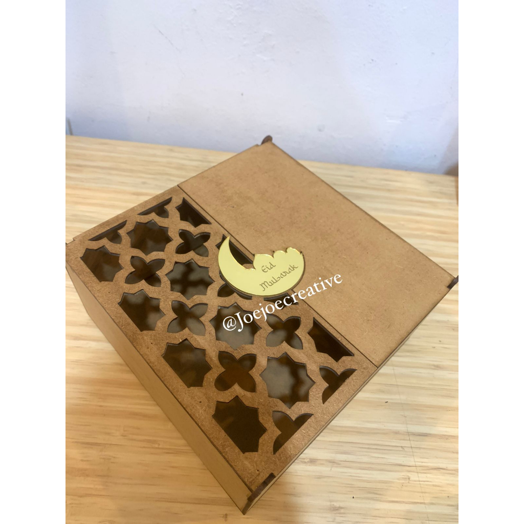 Jual BOX HAMPER MODEL M3 | HAMPERS EID MUBAROK UKURAN 22X22X8 DAN ...