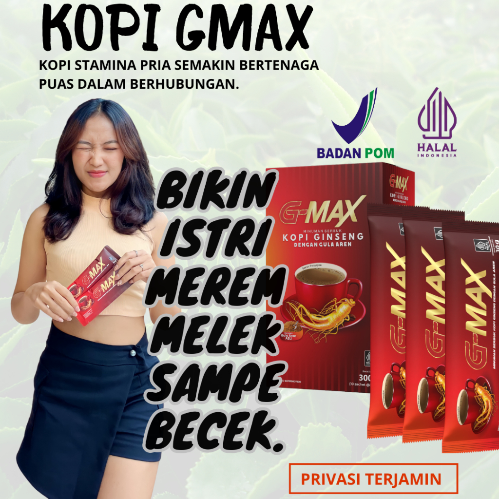 Jual G-MAX Kopi Stamina Pria Dewasa - makin tegak 2 jam Kopi Pria untuk Kuat Tahan Lama 1 Box ...