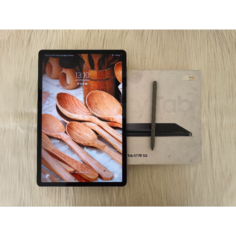 Jual Samsung Galaxy Tab S7 FE 5G 6/128 T736 - Fullset, Ex Garansi Resmi ...