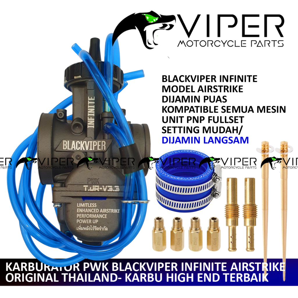 Jual [ BISA COD ] KARBURATOR PWK 24 26 28 30 33 34 35 36 38 40 42 AIR STRIKE OEM KARBU ...