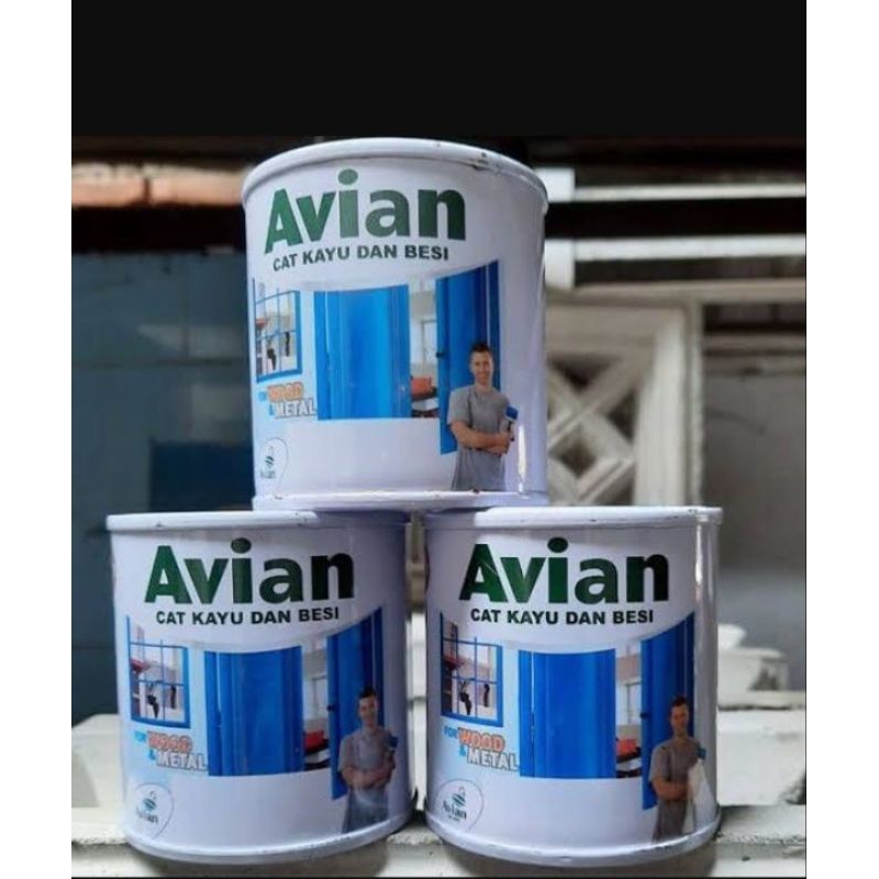 Jual PROMO AVIAN CAT KAYU DAN BESI 1 KG 0,9 Liter | Shopee Indonesia