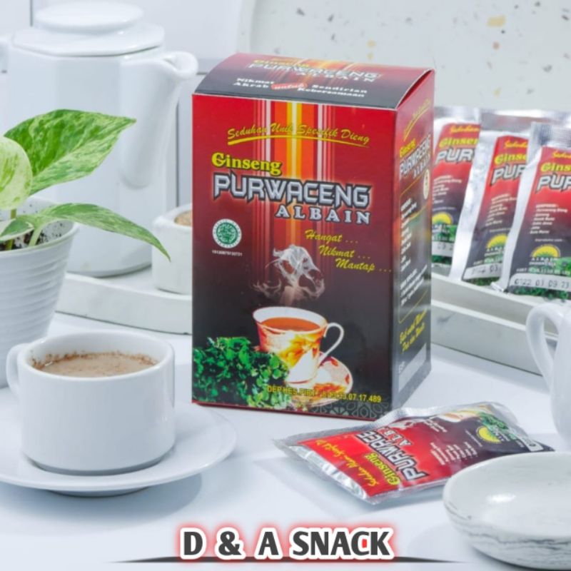 Jual Purwaceng Ginseng Albain Box isi 5 Sachet Minuman Herbal Khas Dieng Wonosobo | Shopee Indonesia