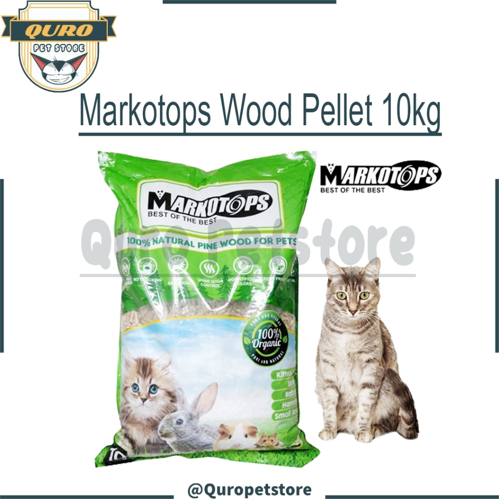Jual Markotops Natural pine wood pellet 10kg khusus instan/sameday ...