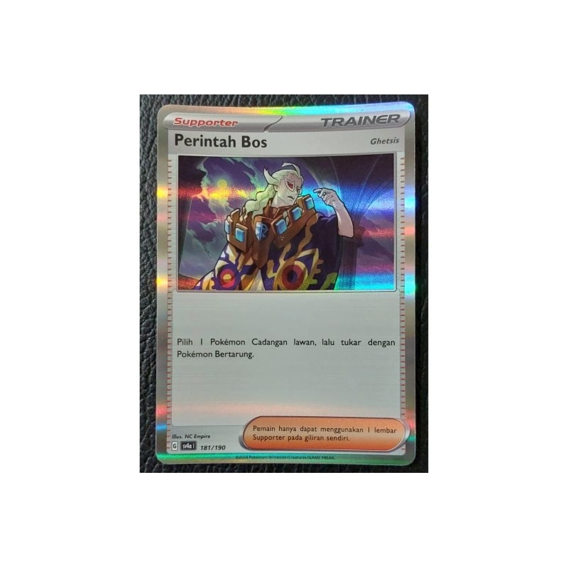 Jual Kartu Pokemon TCG - Perintah Bos (Ghetsis - sv4a) 181/190 | Shopee ...