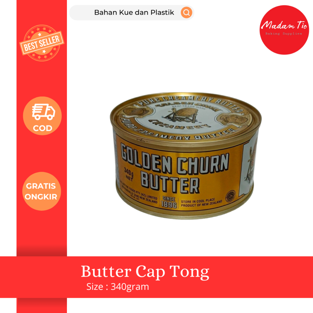 Jual Butter Cap Tong 340gr 1pcs | Shopee Indonesia