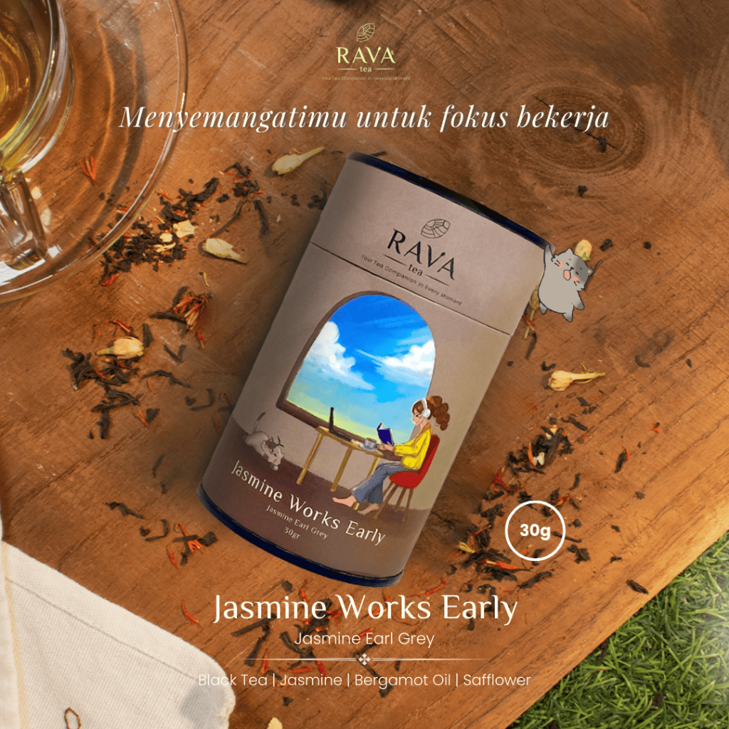 Jual Teh Jasmine Earl Grey - Rava Tea: Jasmine Works Early - Tea Blend ...