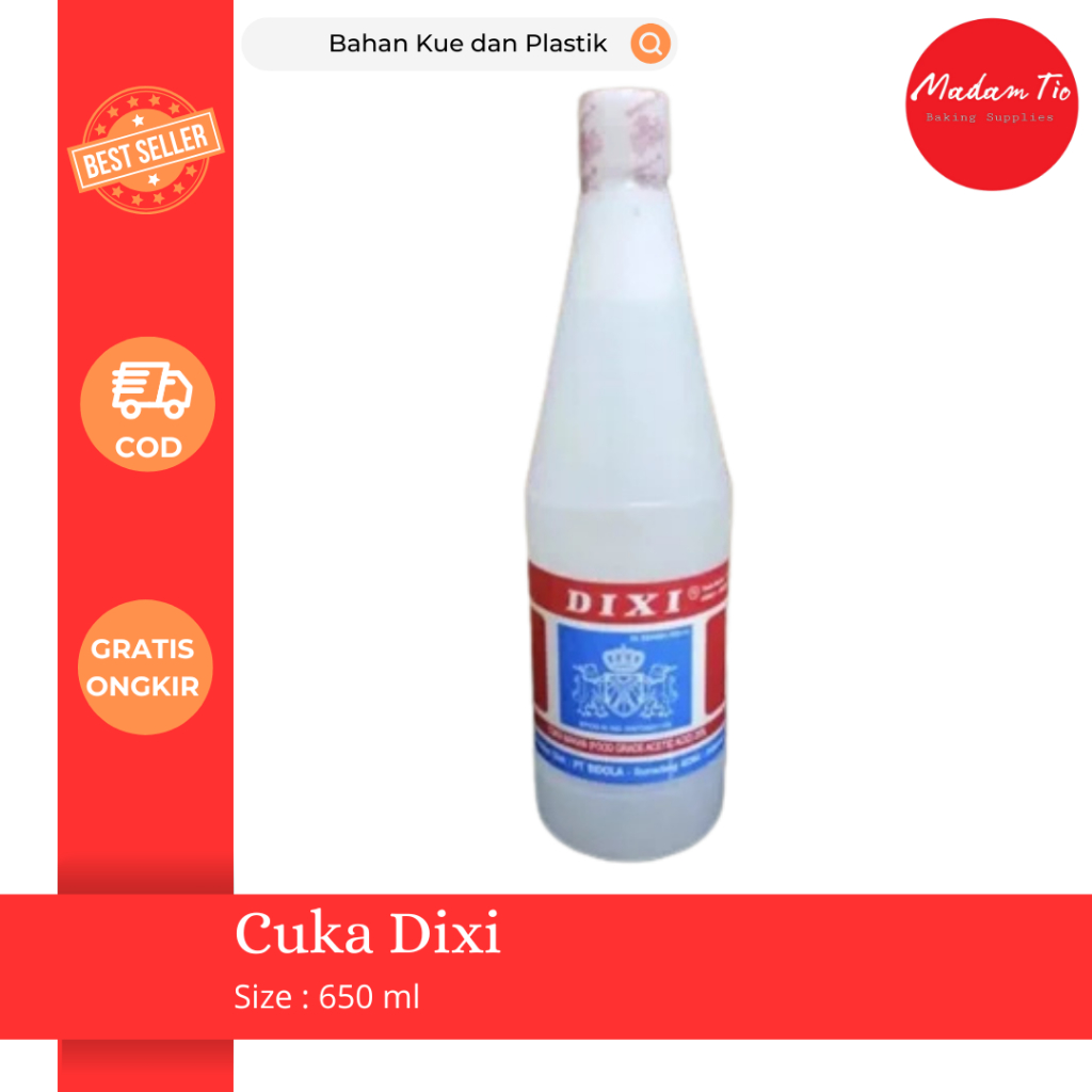 Jual Cuka Dixi 650ml (asam cuka) 1pcs | Shopee Indonesia