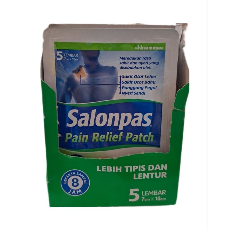 Jual Salonpas Pain Relief Patch 5 Lembar | Shopee Indonesia