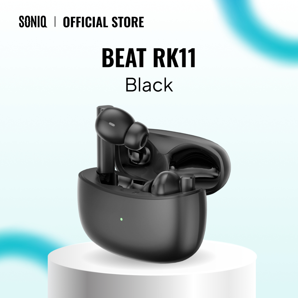 Jual SONIQ Beat RK11 TWS - Black | Noise Cancelling | Touch Control ...