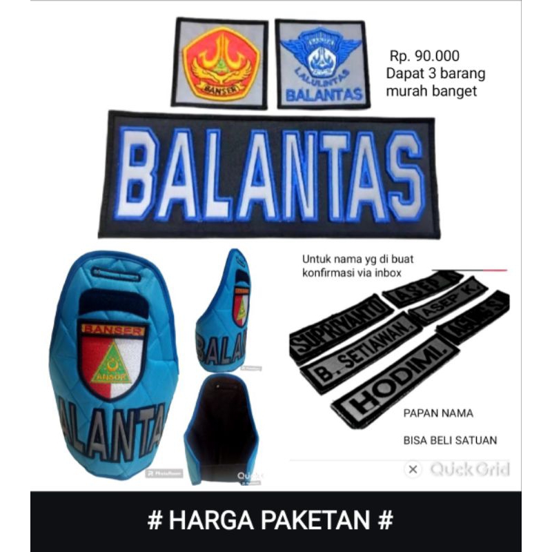 Jual Handbag balantas, logo sablon, atribut banser | Shopee Indonesia