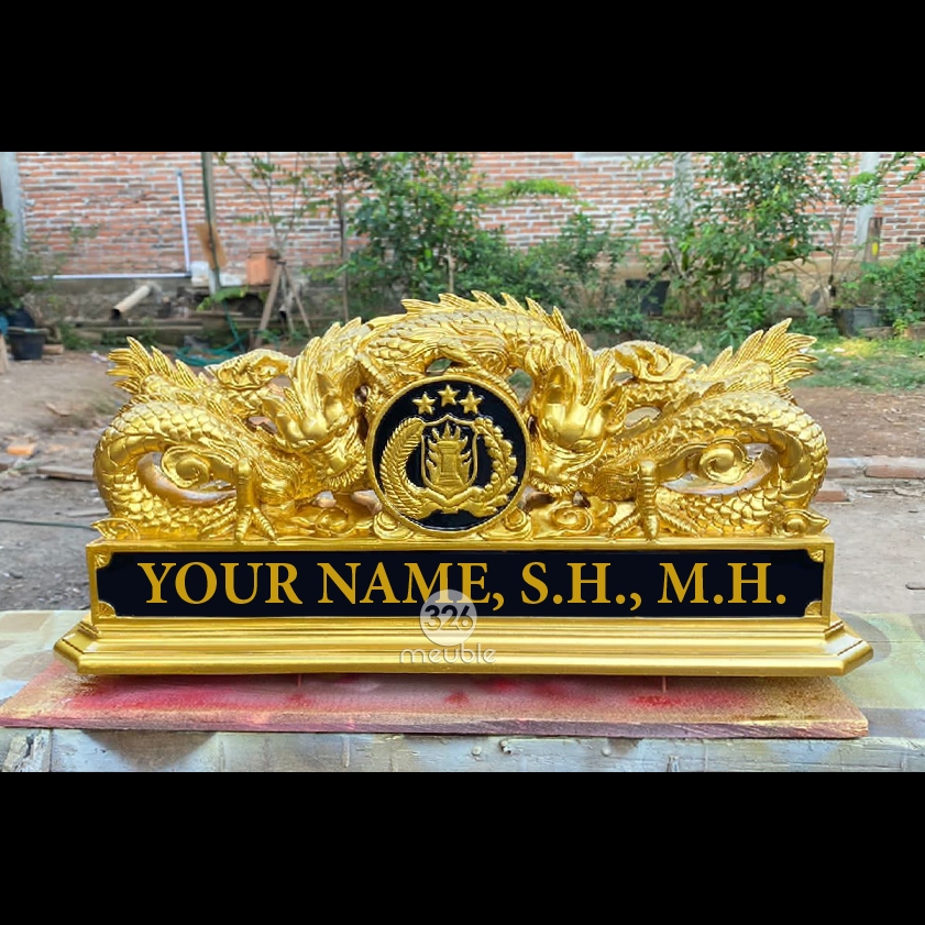 Jual Papan Nama Meja Kantor - Papan Nama Kayu Ukiran Jati - Papan Nama ...