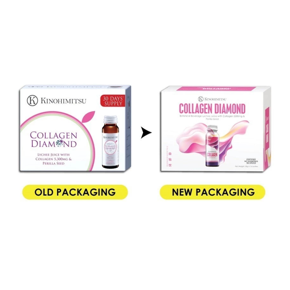 Jual Kinohimitsu Collagen Diamond 5300mg (16 Botol) | Shopee Indonesia