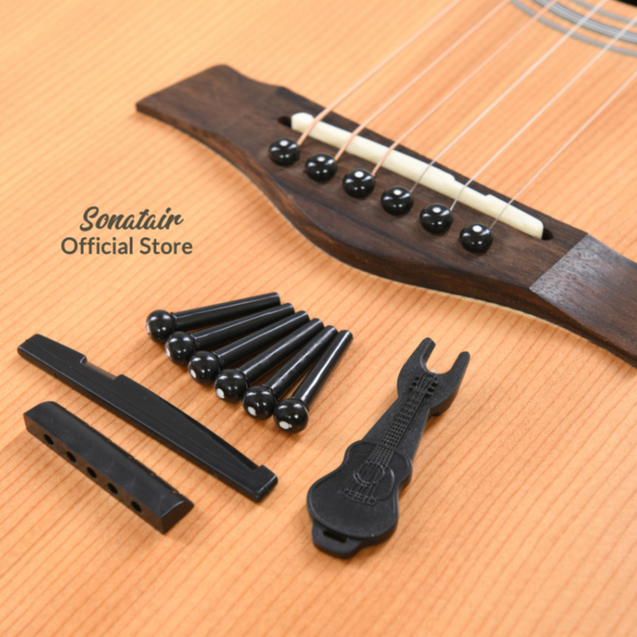 Jual Sonatair Paket Nut Saddle, Pin Bridge, Pin Puller Gitar Lengkap ...