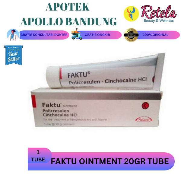 Jual FAKTU OINTMENT 20GR TUBE / OBAT WASIR | Shopee Indonesia