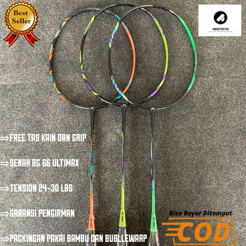 Jual Raket badminton astrox 88D & 99 terlaris tension 30 lbs | Shopee Indonesia