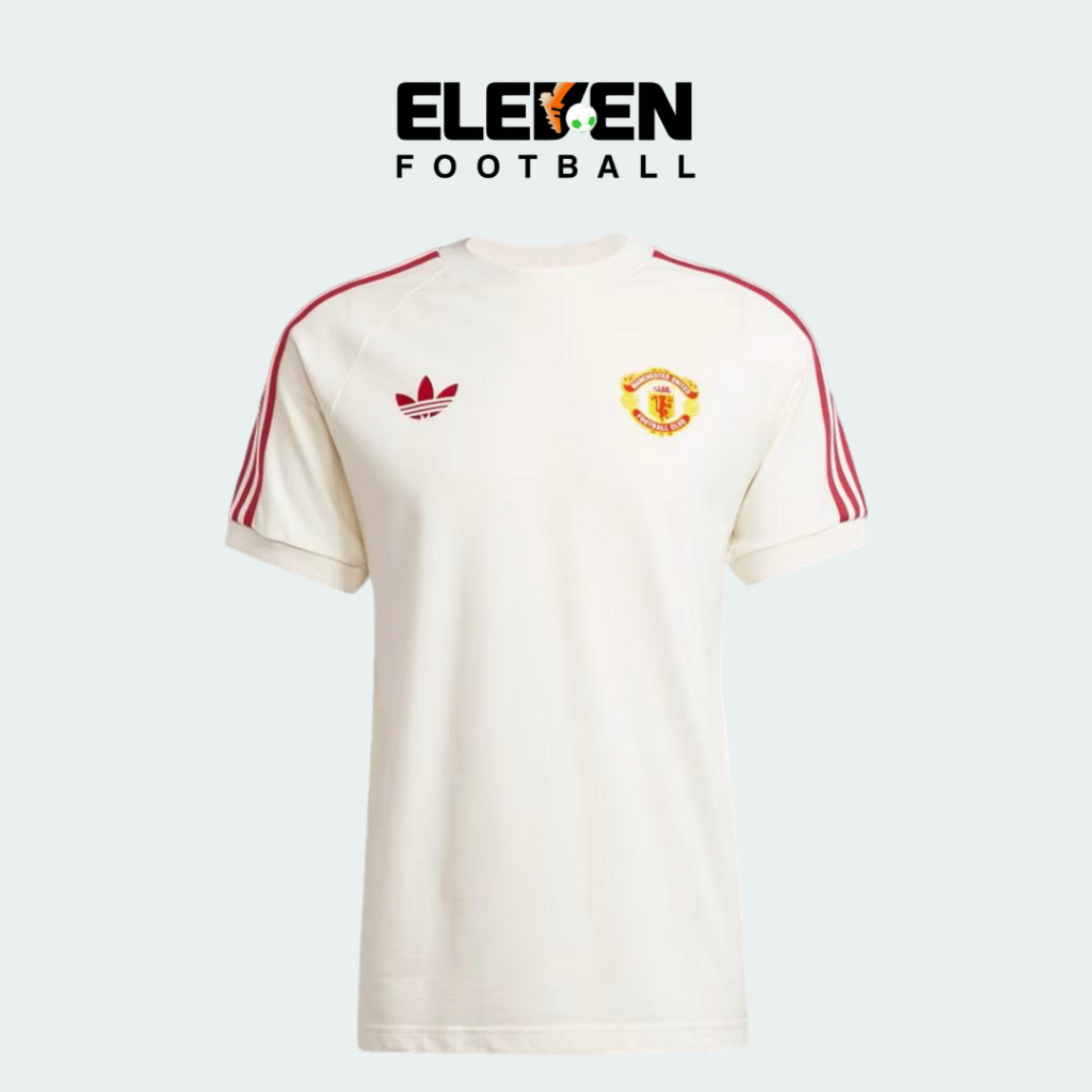Jual T-shirt Adidas Manchester United Adicolor Classics 3 Stripes ...