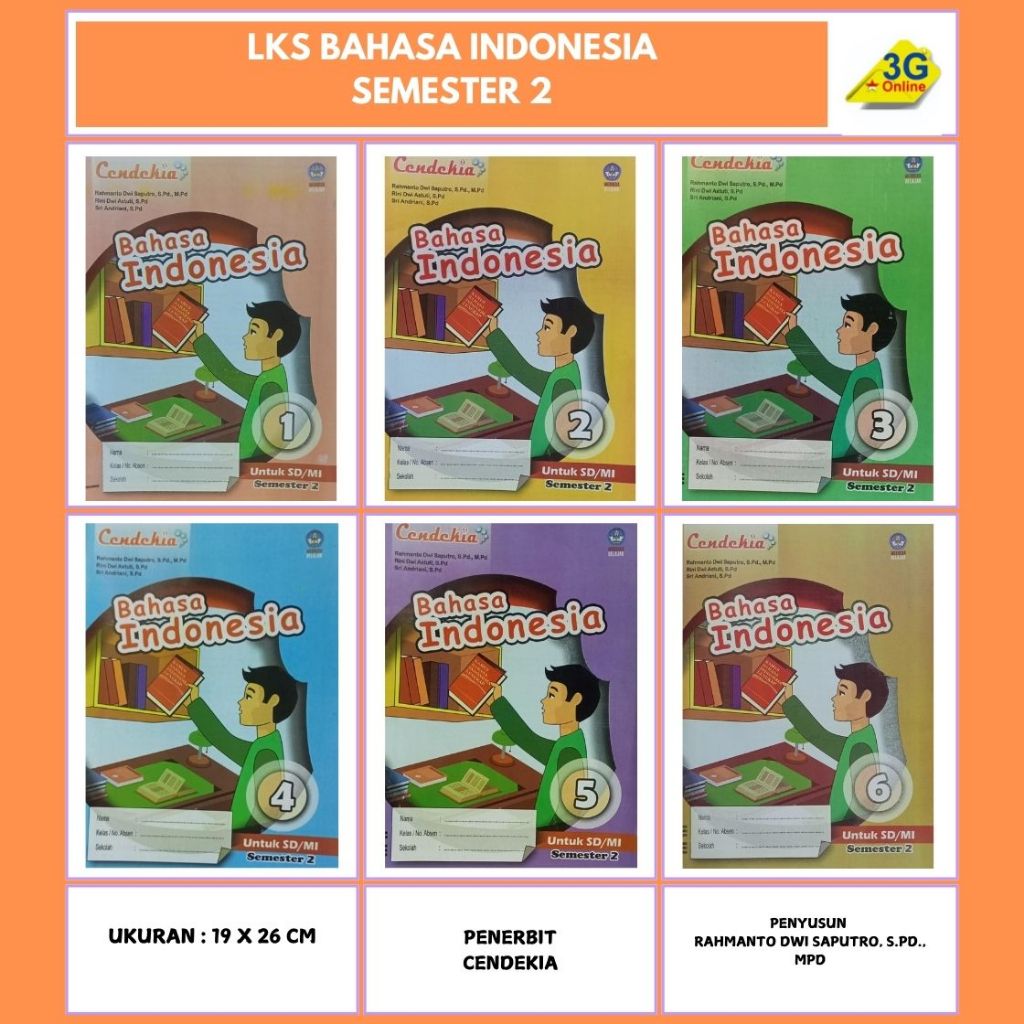 Jual Lks Bahasa Indonesia Kelas 1-6 Semester 2 - Cendekia | Shopee Indonesia