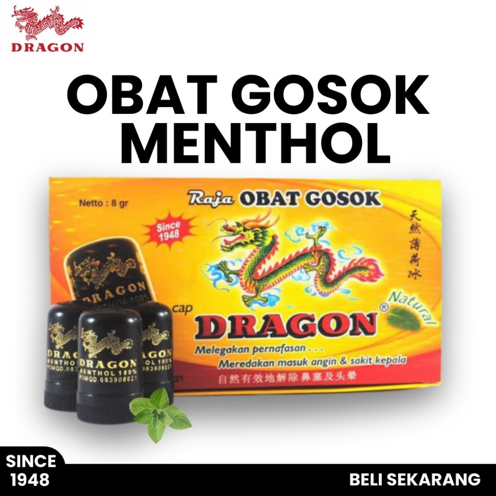 Jual QEILA - Dragon Menthol Raja Obat Gosok 8 gr & 20 gr | Obat Masuk ...