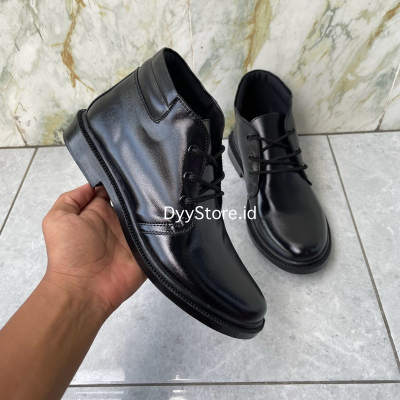 Jual SEPATU PDH PRIA DINAS POLISI POLRI TNI SECURITY RESMI PANTOFEL ...