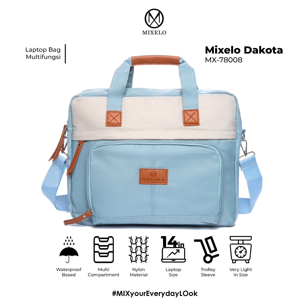 Jual Tas laptop trendy Mixelo 78008 Tas model terbaru unisex | Shopee ...