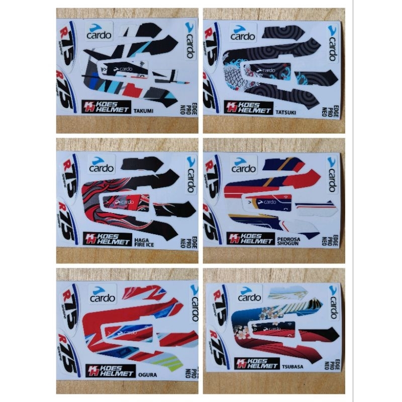 Jual Skin Cardo Packtalk Edge|Neo|Pro STIKER SKIN PACKTAL EDGE NEO PRO ...