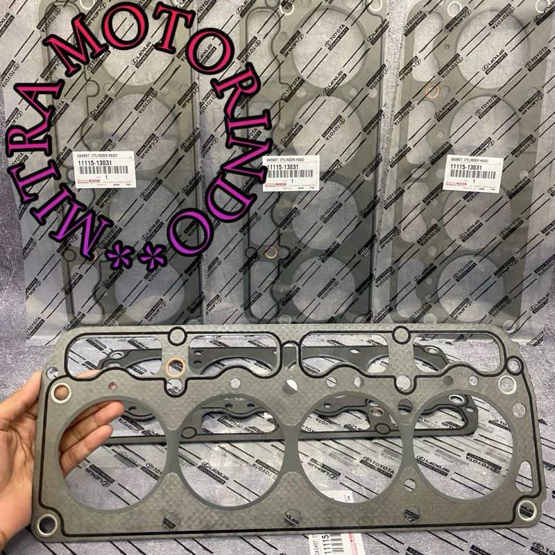 Jual Paking Head/Gasket Cylinder Head/Paking Kop Toyota Kijang 4K 11115-13031 1Pcs | Shopee ...