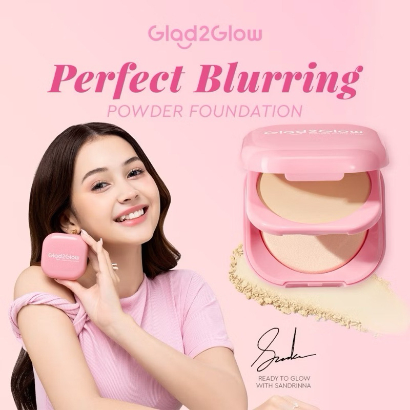 Jual G2G GLAD2GLOW FOUNDATION GLAD2GLOW PERFECT BLURRING POWDER ...