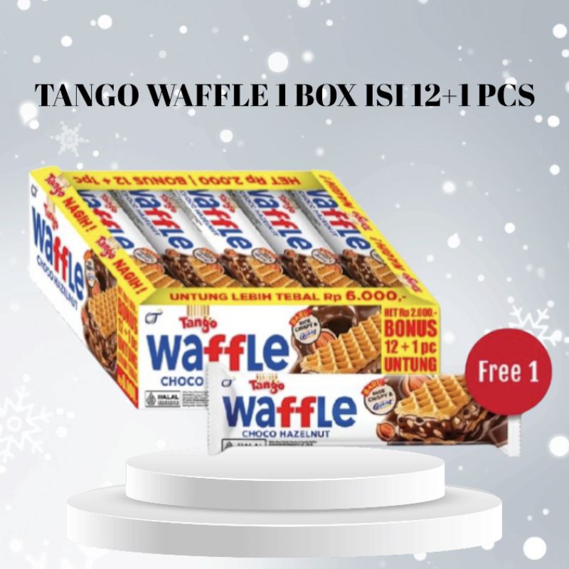 Jual Tango waffle choco hazelnut 25g 1 box isi 12+1 pcs | Shopee Indonesia