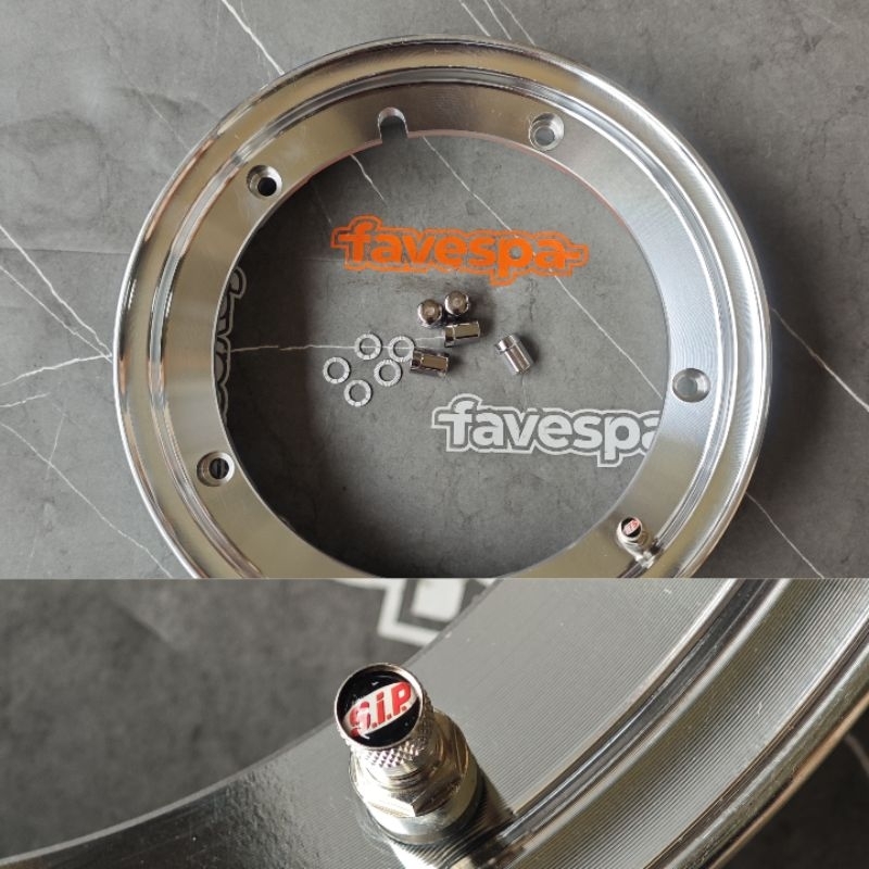 Jual Velg Tubeless AFR Vespa Ring 10 Model SIP Polish | Shopee Indonesia
