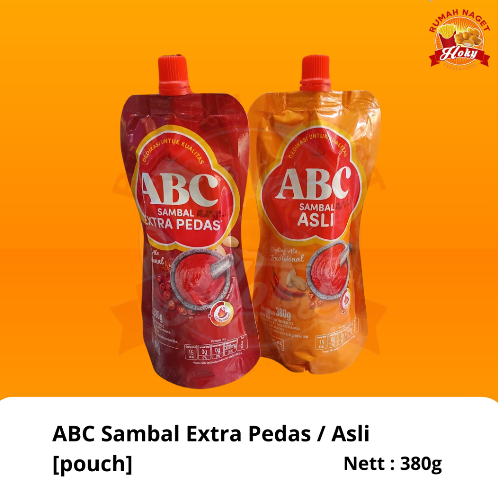 Jual ABC Sambal Asli / Extra Pedas Pouch 380g | Shopee Indonesia