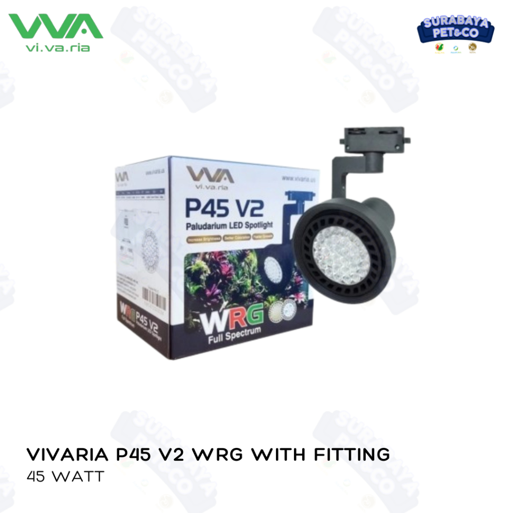 Jual VIVARIA LAMPU WRG P45 V2 paludarium LED spotlight full spectrum | Shopee Indonesia