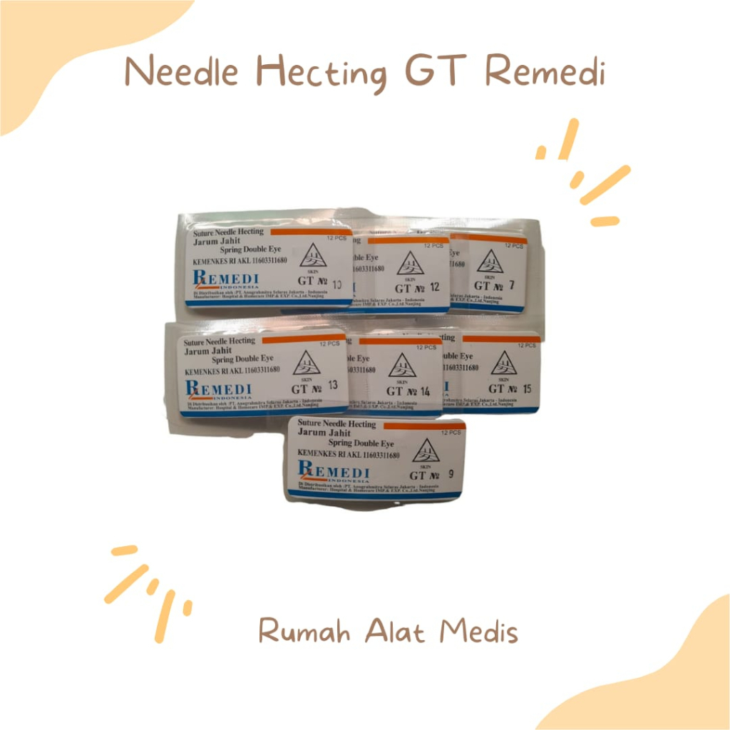 Jual Needle Hecting Remedi / Jarum Kulit / GT 7 sampai GT 16 / Nald ...
