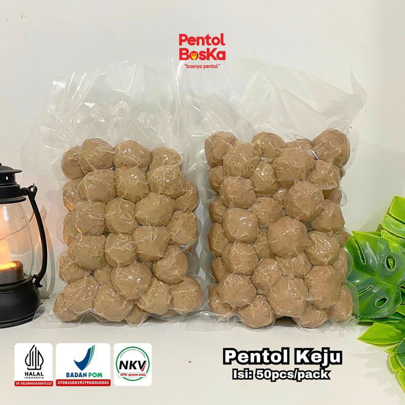 Jual PENTOL KEJU BOSKA - PER PACK ISI 50 PCS FREE BUMBU KUAH BAKSO ...