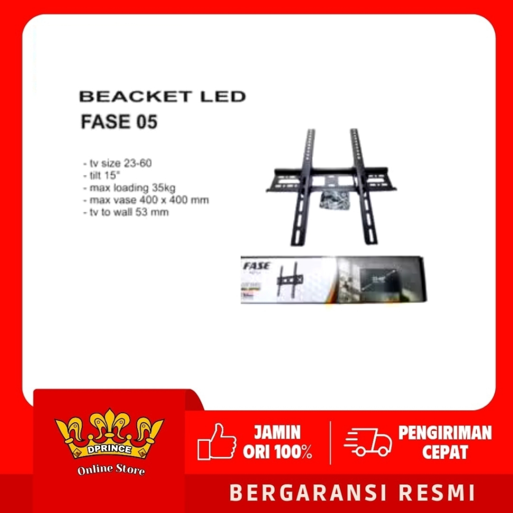 Jual FASE Bracket Breket TV LED Fase FB-05 for TV 23-60 Inch FB05 ...
