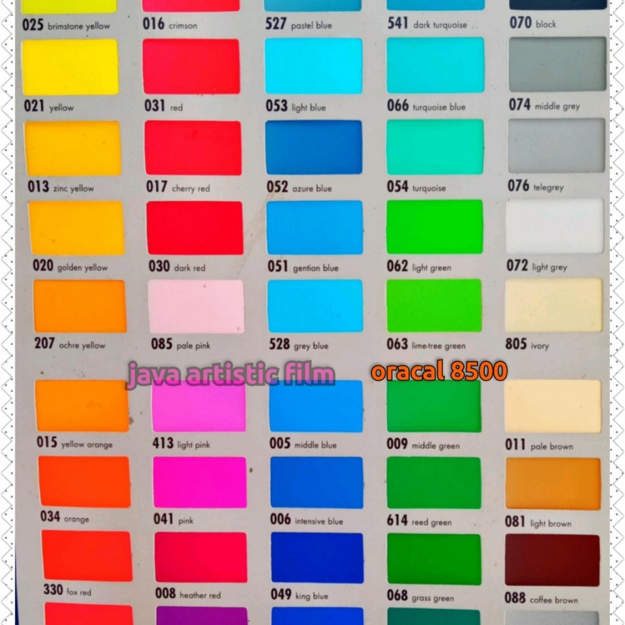 Jual PRODUK READY stiker/stiker kaca/stiker oracal/oracal 8500/sticker ...