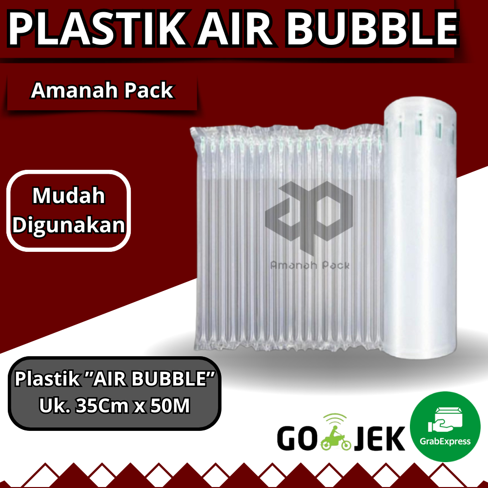 Jual INFLATABLE AIR BUBBLE 35cm X 50m Cushion Wrap Fo-Air / Bubble Wrap ...