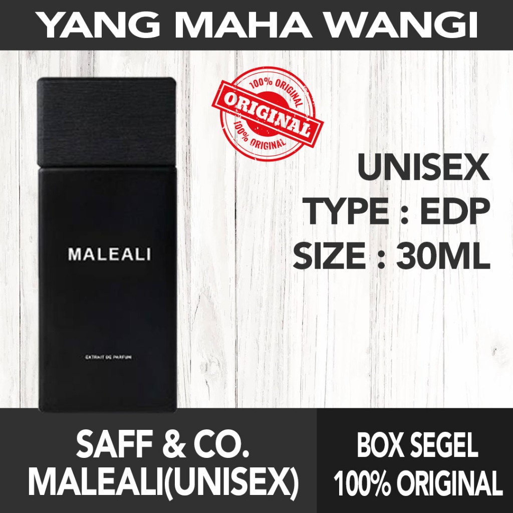 Jual PARFUM ORIGINAL SAFF & CO. MALEALI EXTRAIT DE PARFUM FOR UNISEX 30 ...