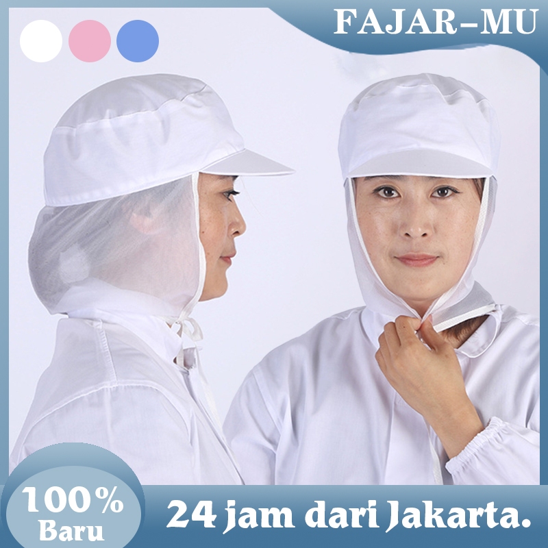 Jual Topi Kerja Pabrik Makanan Topi Produksi Topi Koki Chef Topi Pet ...