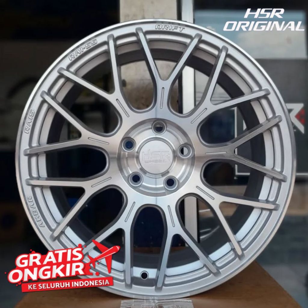 Jual Velg Hrs Rai-S5 R18 Pcd 5x114,3 Cocok Untuk Innova Crv Hrv Wrv ...