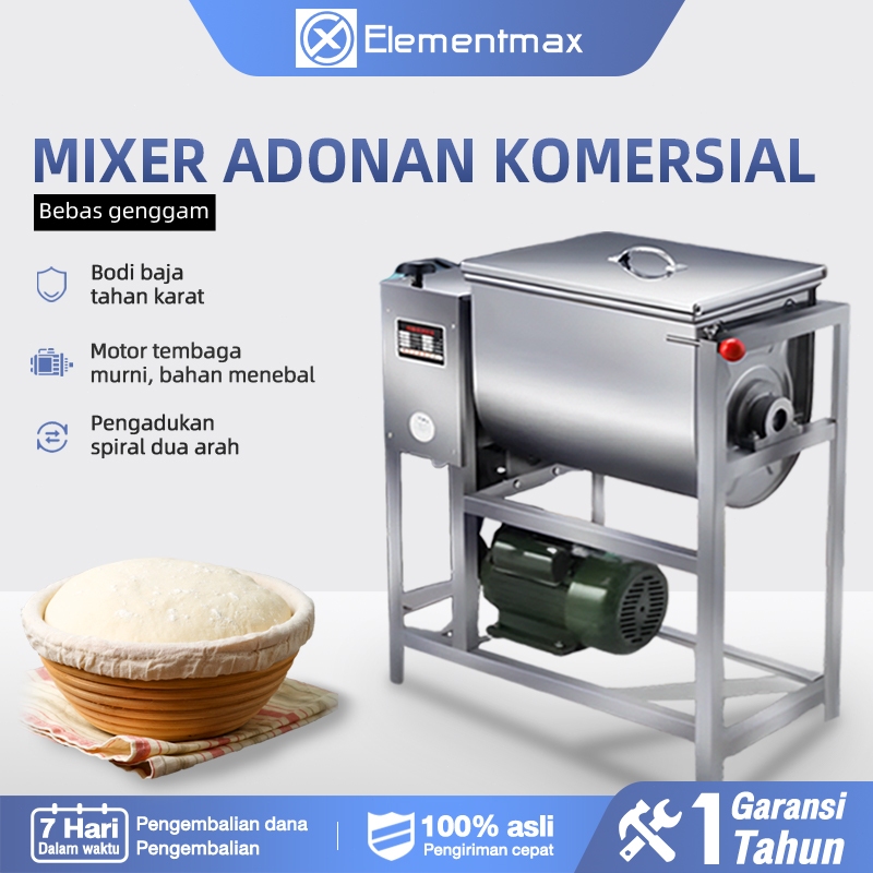 Jual Elementmax Mixer Adonan Multifungsi Mixer Komersial 5 15 25Kg ...
