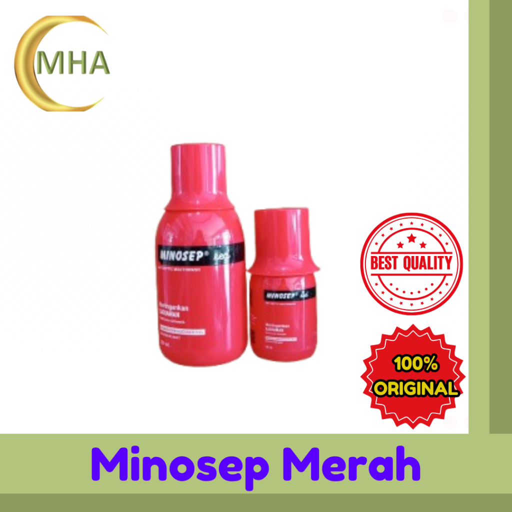 Jual Minosep Gargle Obat Kumur Merah | Shopee Indonesia