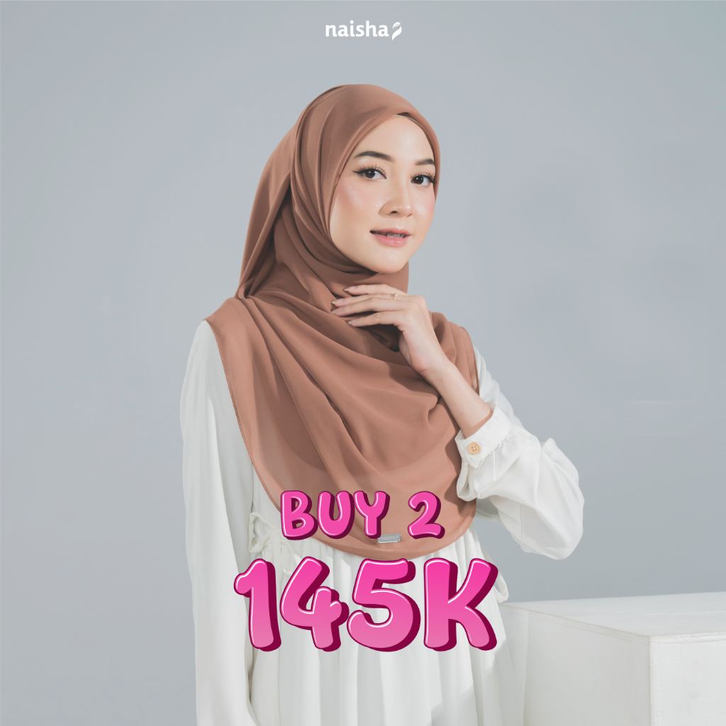 Jual Naisha Official - HIJAB MALAY ALESHA | Jilbab Malay Ceruty | Segiempat Curve Syari | Hijab ...