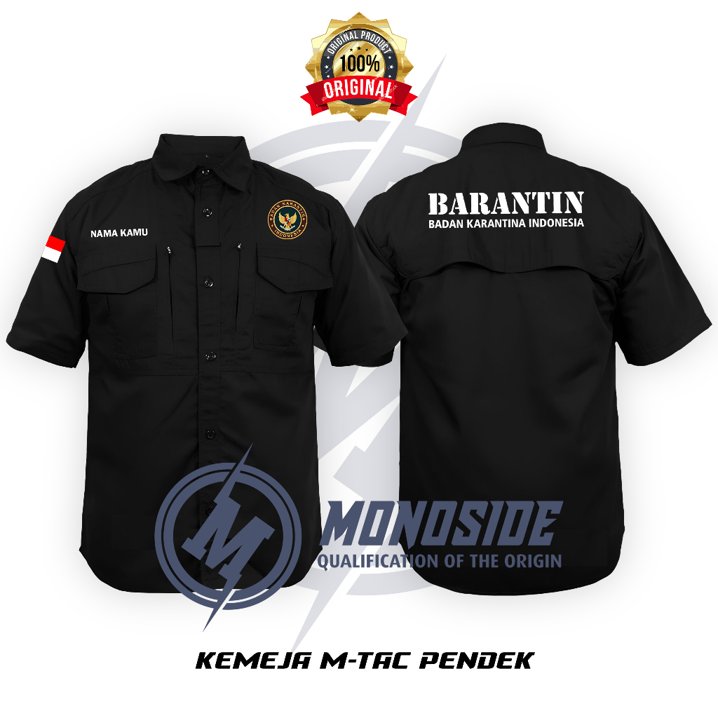 Jual KEMEJA TACTICAL M-TAC BARANTIN Badan Karantina Indonesia LENGAN ...