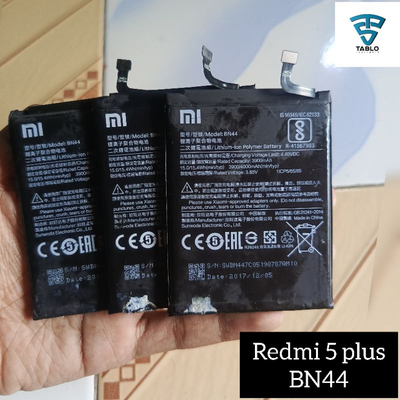 Jual Baterai batre Xiaomi Redmi 5 plus 5+ BN44 original copotan hp ...